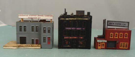 3 N Scale Manufacturing Buildings Paper Mattress Custom