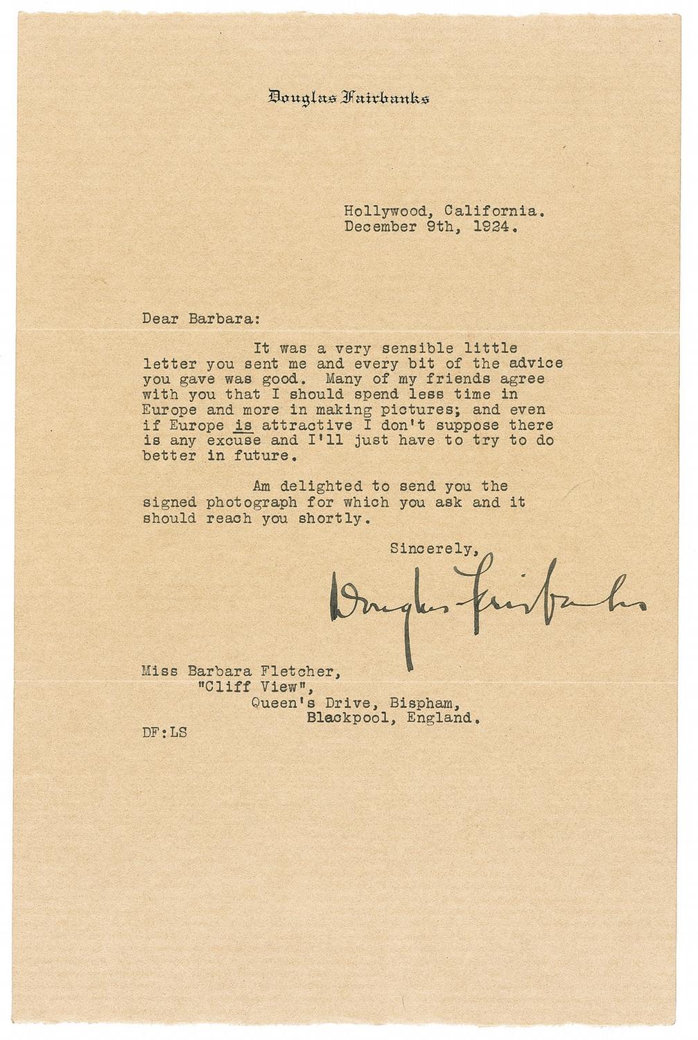 Douglas Fairbanks, Sr. Douglas Fairbanks, Sr.