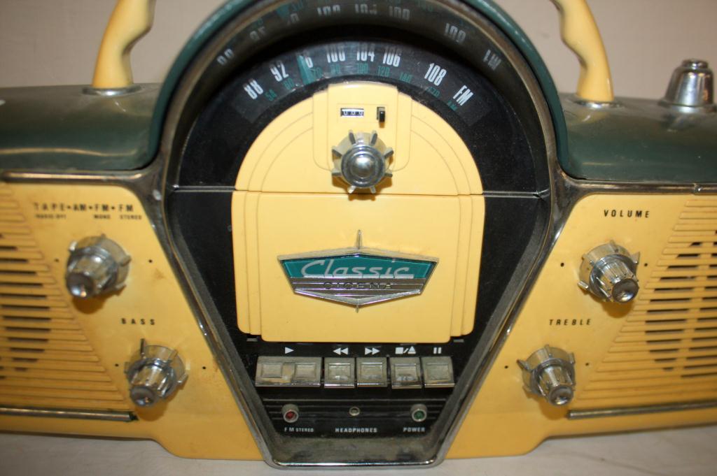 Vintage Classic Cicena Radio & Tape Player