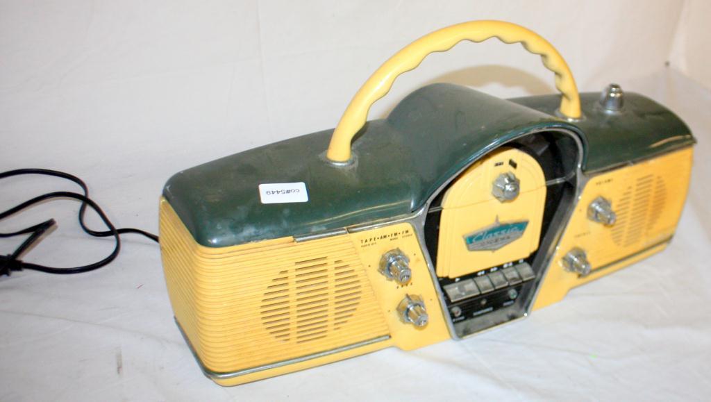 Vintage Classic Cicena Radio & Tape Player