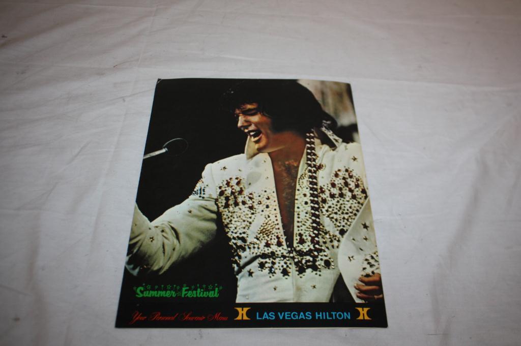 Las Vegas Hilton Elvis Menu 1970-1974