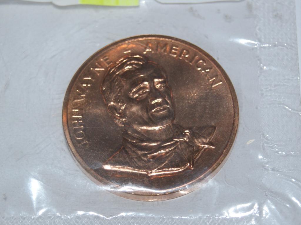 Brand New 'John Wayne' American Copper Coin