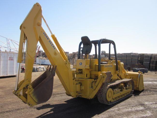 1977 John Deere 555 Crawler Loader Backhoe
