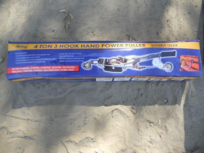 4 Ton 3 Hook Hand Power Puller