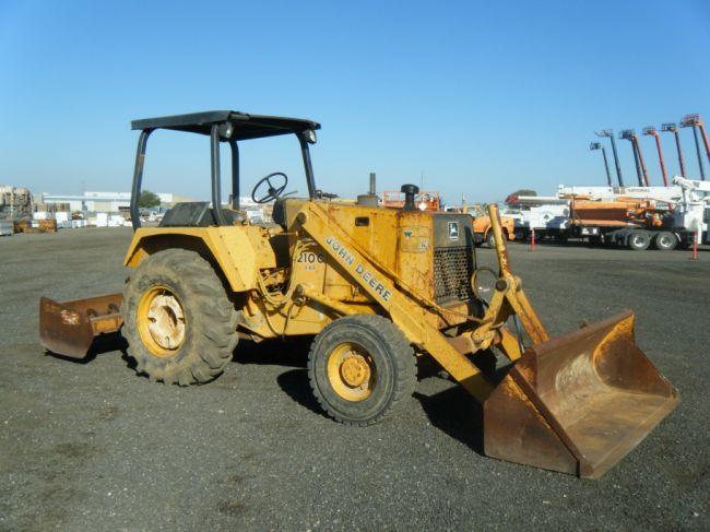 1986 John Deere 210C 4x4 Skip Loader