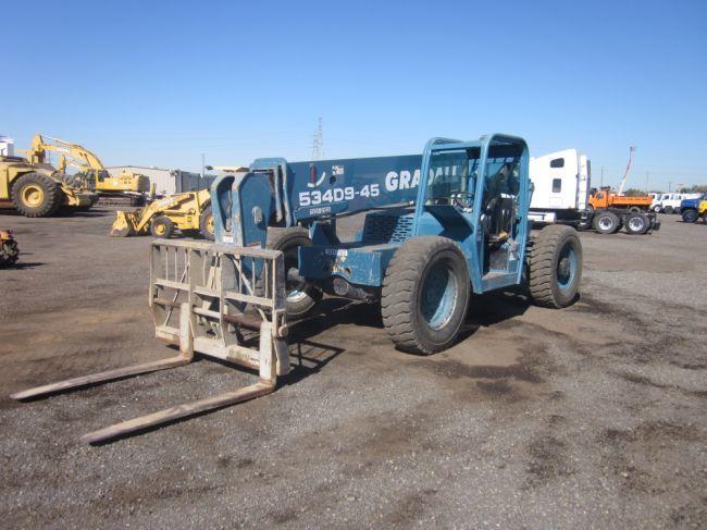 2001 Gradall 534D9-45 4x4 Telescopic Forklift