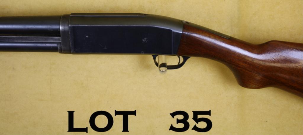 Remington Model 10 pump shotgun, 12 gauge, 29” barrel, blue finish ...