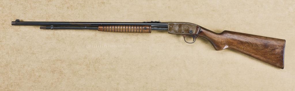 Wards western field model 81, .22 caliber pump action rifle, with ...