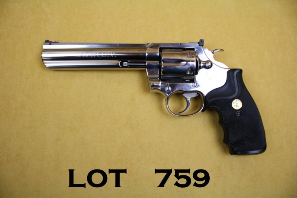 Colt King Cobra, .357 magnum, double-action revolver, high polish ...