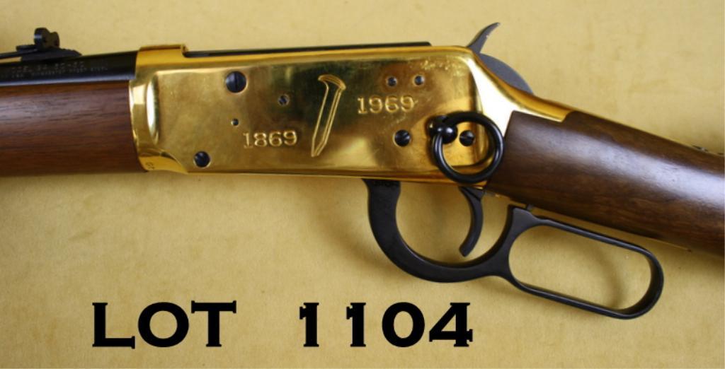 Winchester golden-spike model 94 commemorative. .30-30 carbine caliber ...