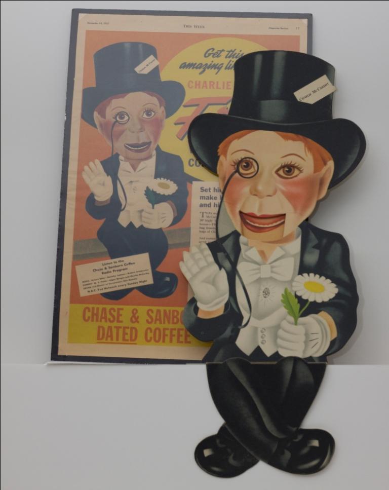 1937 Charlie McCarthy Premium