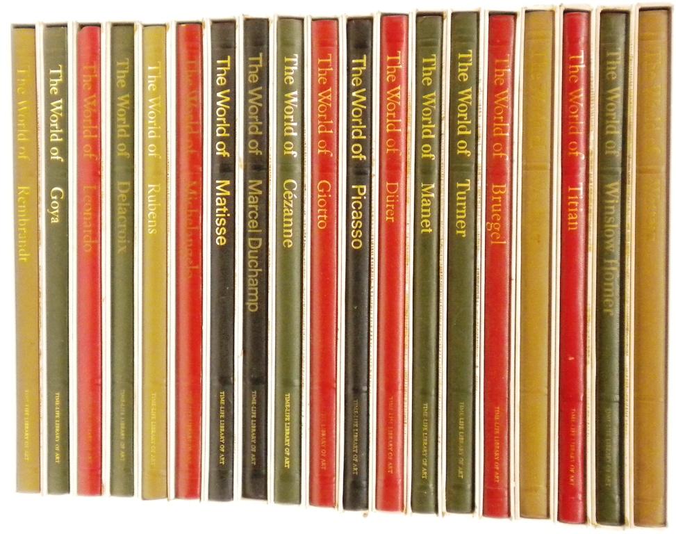 19 Time-Life Library of Art, Great Artist Series Books