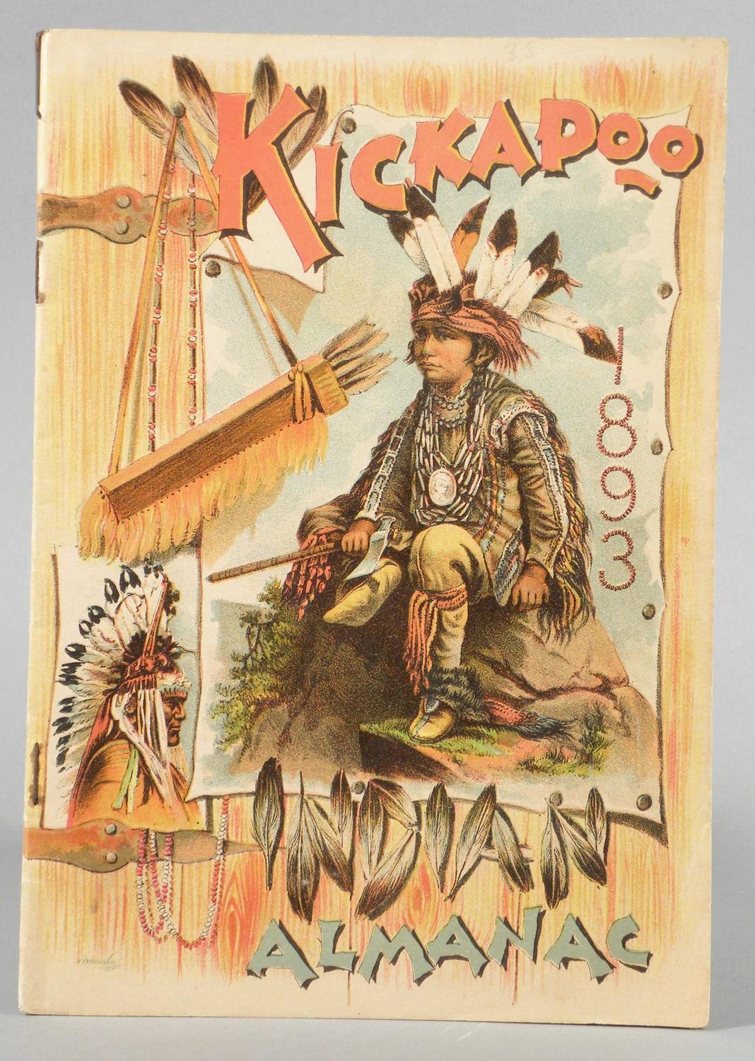 1893 Indian Almanac for Kickapoo Medicine CO