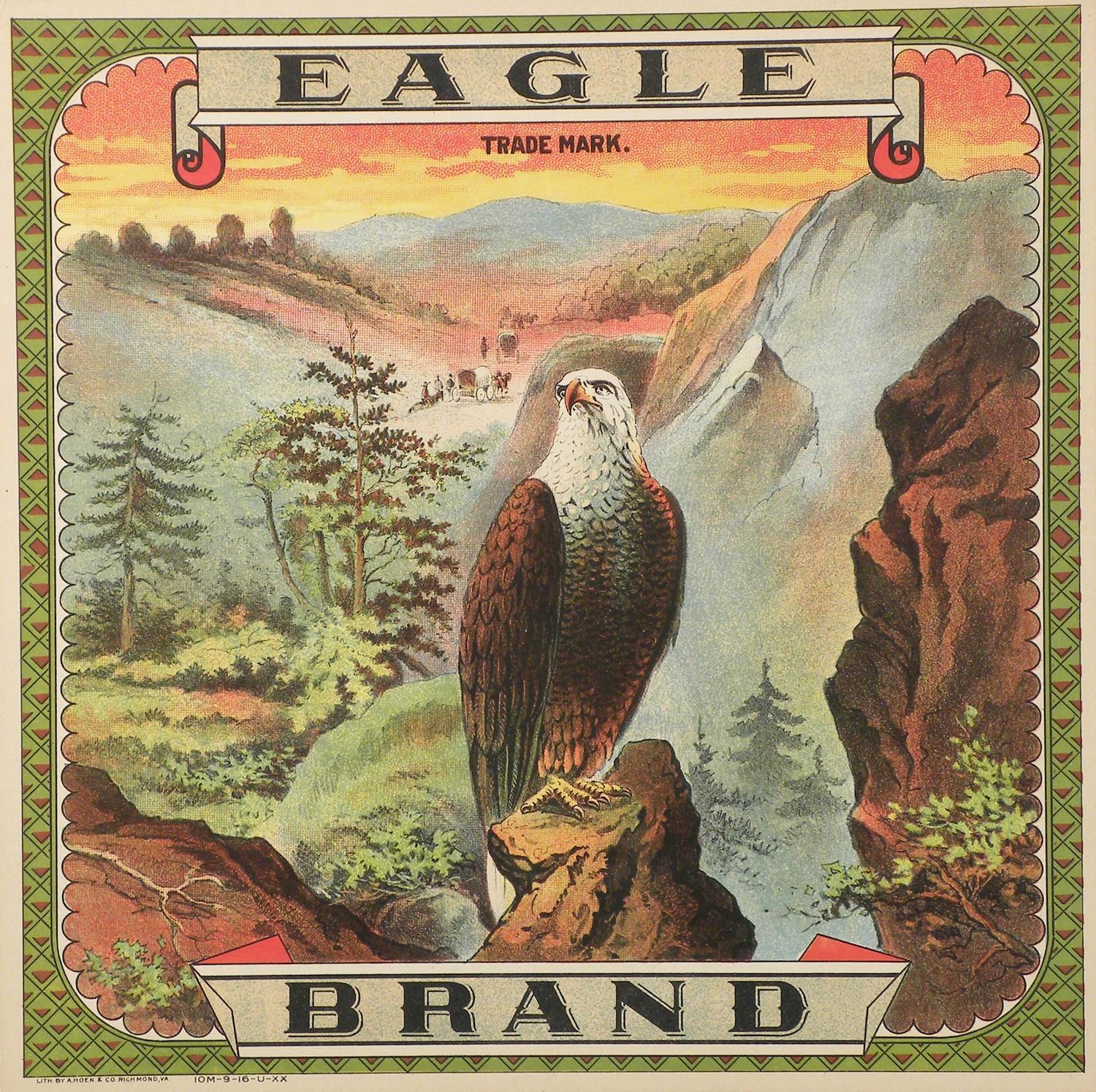 Eagle Brand Paper Tobacco Label