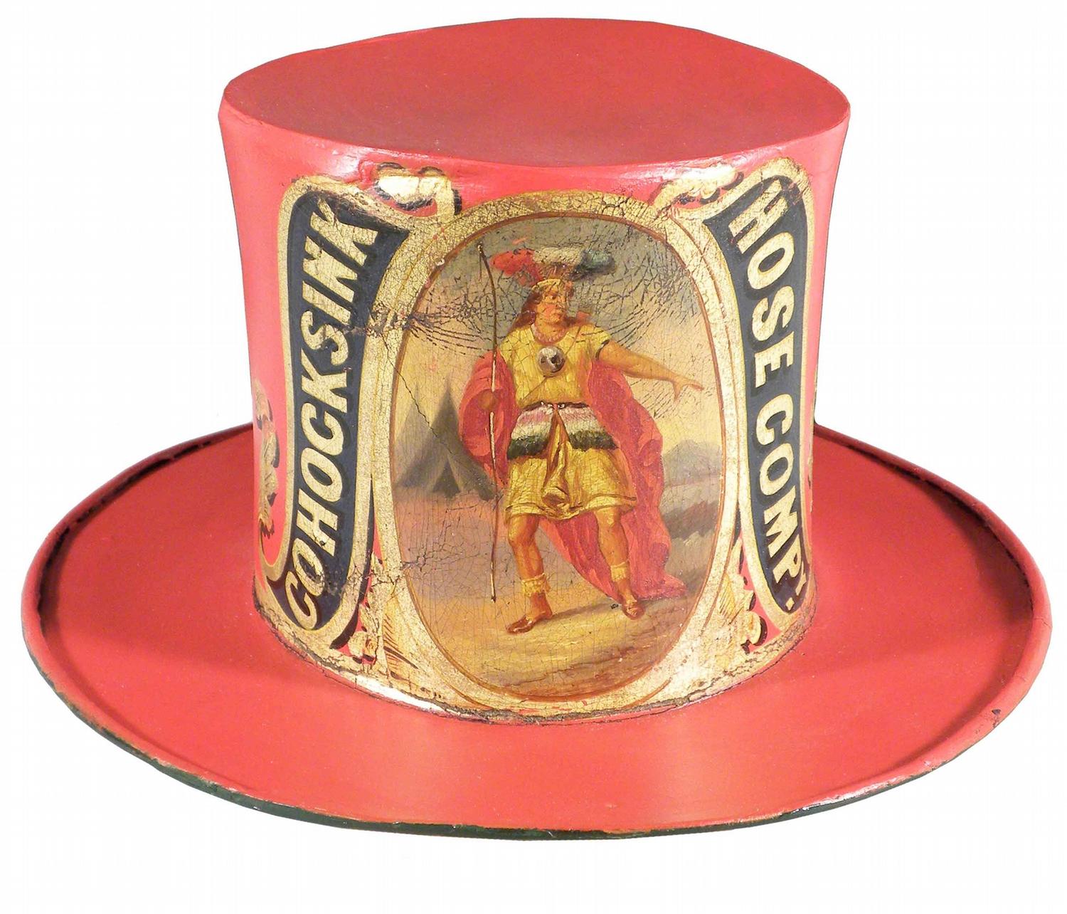 Firemen's Leather Parade Top Hat