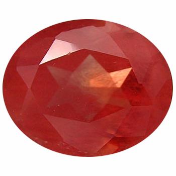 3.85ct Sparkling Natural Red Andesine Oval Appraisal Estimate $3080 ...