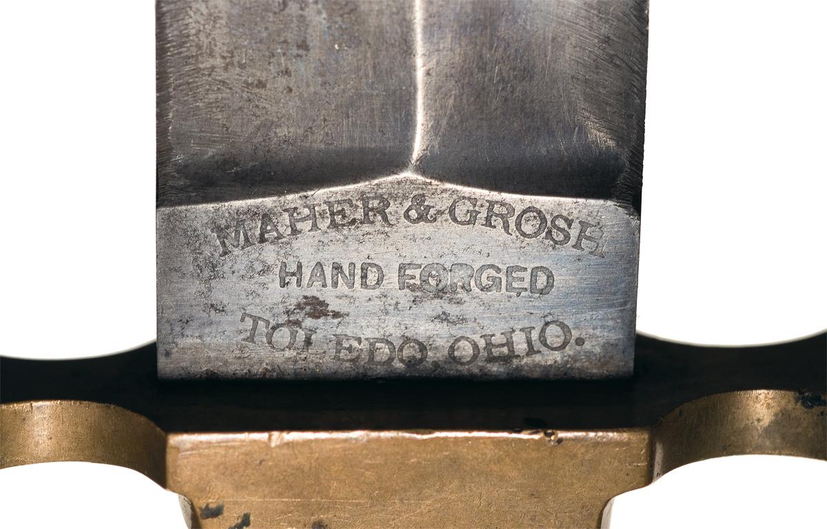 19th Century American Maher & Grosh Bowie Knife