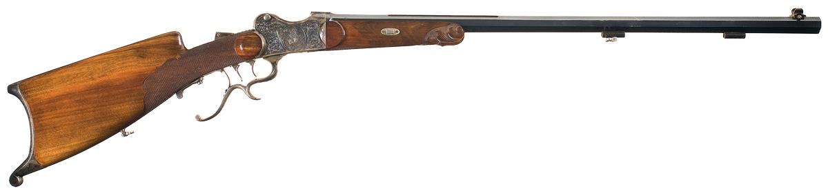 Spectacular Engraved, Relief Carved Stock H. Burgsmuller Martini German ...