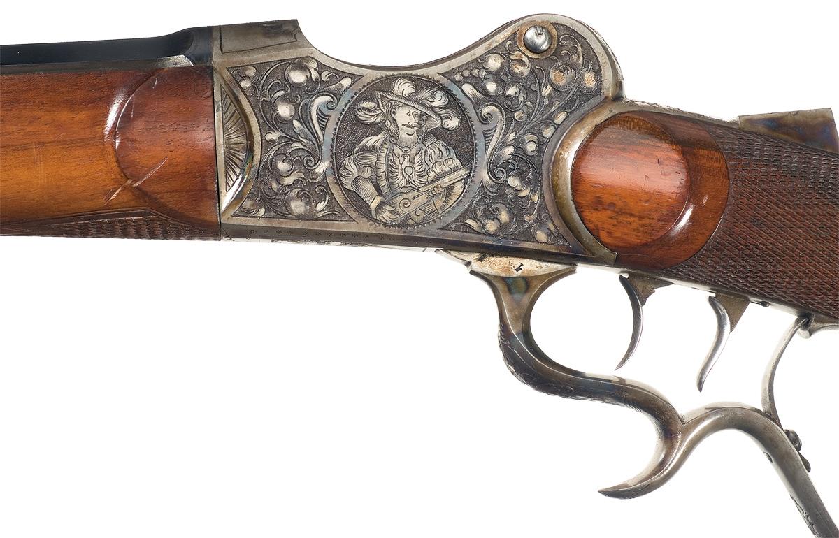 Spectacular Engraved, Relief Carved Stock H. Burgsmuller Martini German ...