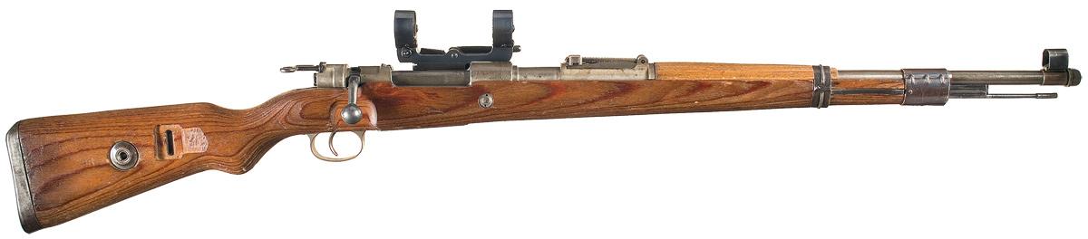 World War Ii Gustloff Werke Bcd 4 Code Model 98 Sniper Rifle With