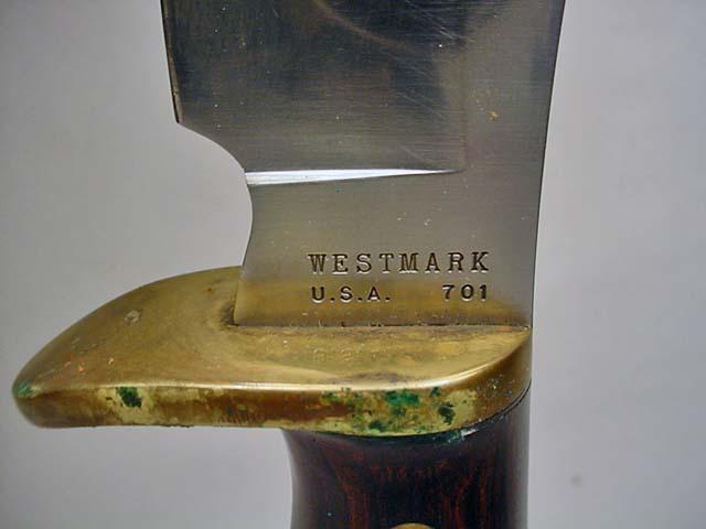 VINTAGE WESTMARK NO. 701 BOWIE KNIFE W/ SHEATH - A