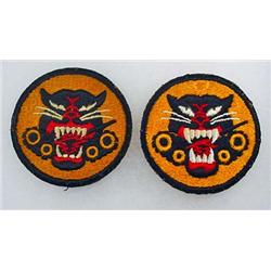WW2 US ARMY TANK DESTROYER PATCHES - STANDARD EMBR