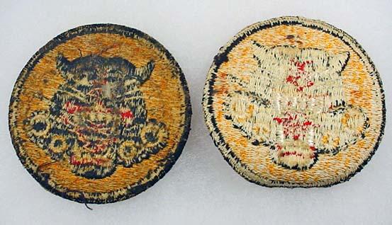 WW2 US ARMY TANK DESTROYER PATCHES - STANDARD EMBR