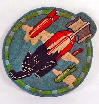 WW2 USAAF BOMB SQUADRON PATCH - EMBROIDERED CLOTH