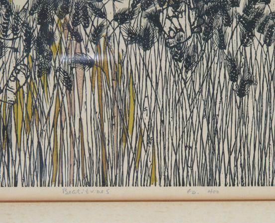 Ben Shahn, Beatitudes, Woodcut Leonard Baskin