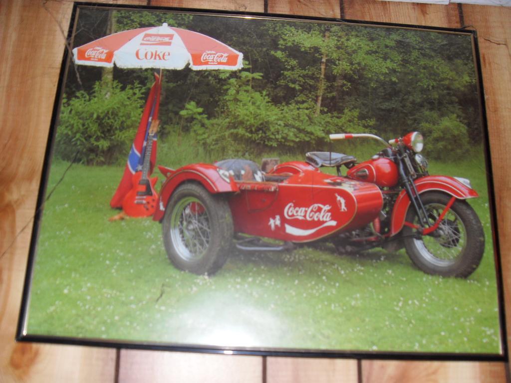 COCA-COLA ADVERTISEMENT FRAMED PICTURE