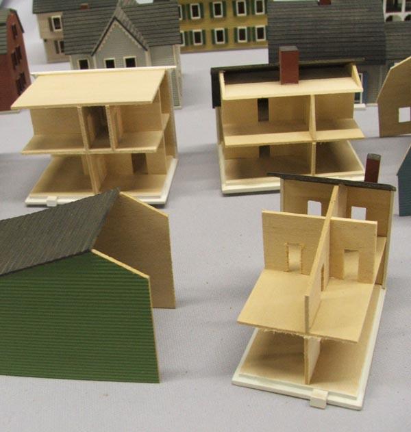 Collection 11 1980s Gudgel Miniature Doll Houses