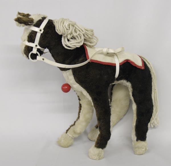 Antique Musical & Moving Plush Stuffed Horse