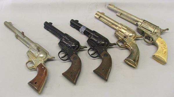 5 Vintage BB Guns and Model Cowboy Pistols