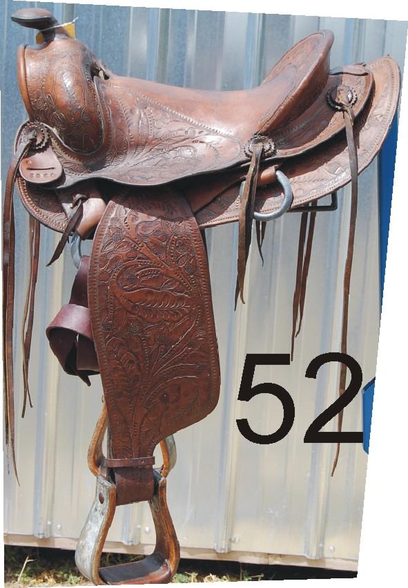 full tooled saddle
