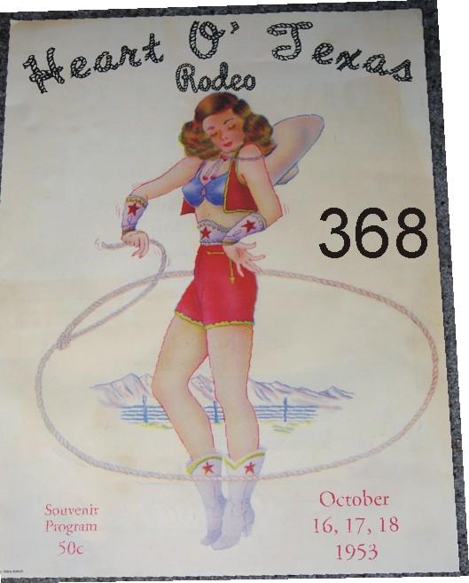 Heart of Texas rodeo poster