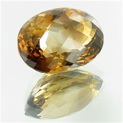 43.1ct Cognac Red Imperial Topaz Appraised $97k