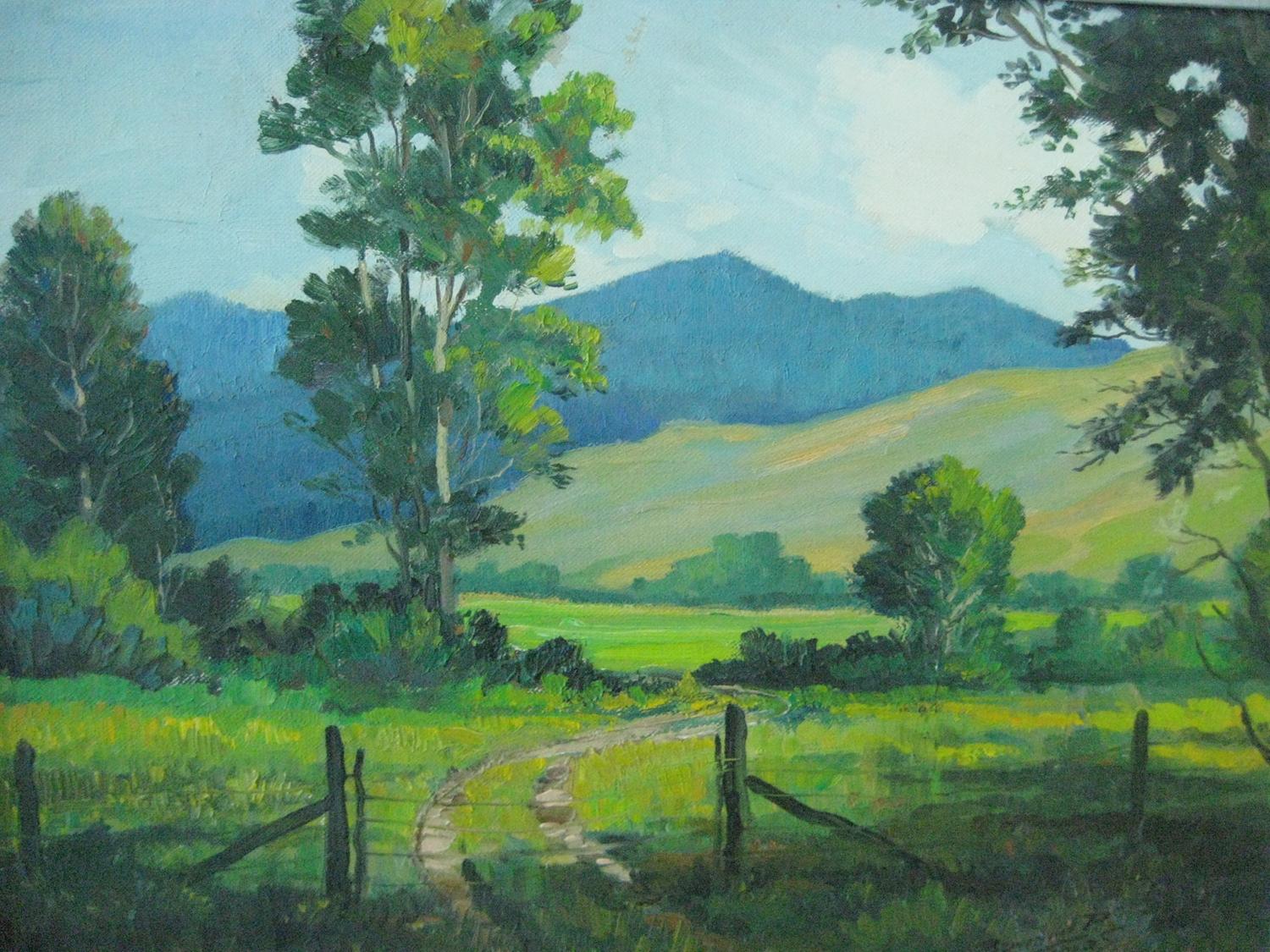 Bernard P. Thomas 1962 Oil on Canvas