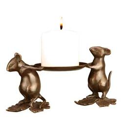 Mouse Bearers Candle Holder