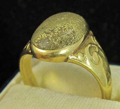 Goldfield,NV - Esmeralda County - High Grade Gold Man's Ring