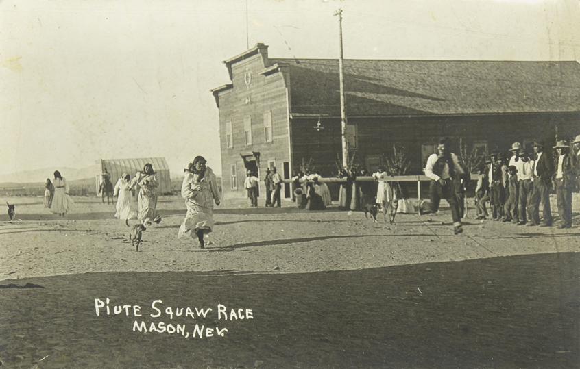 Mason,NV - Lyon County - 1900 - Piute Squaw Race RPC