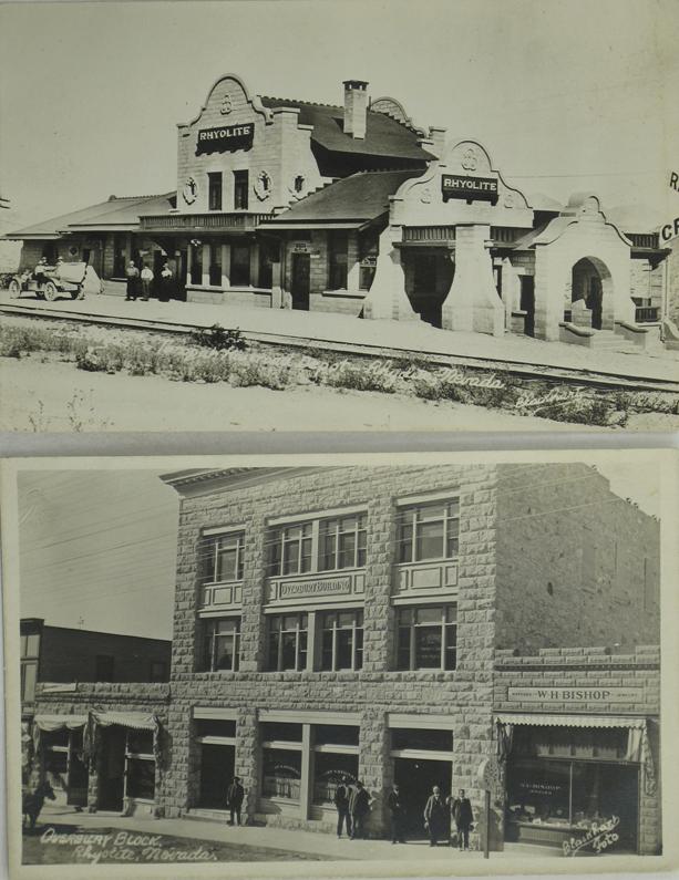 Rhyolite,NV - Nye County - No Date - Railroad Station & Overbury ...