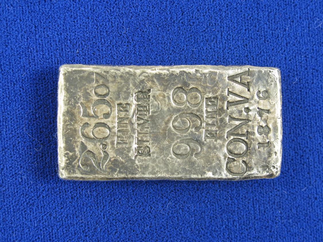 Virginia City,NV - Storey County - c1875 - Con-Virginia Silver Ingot