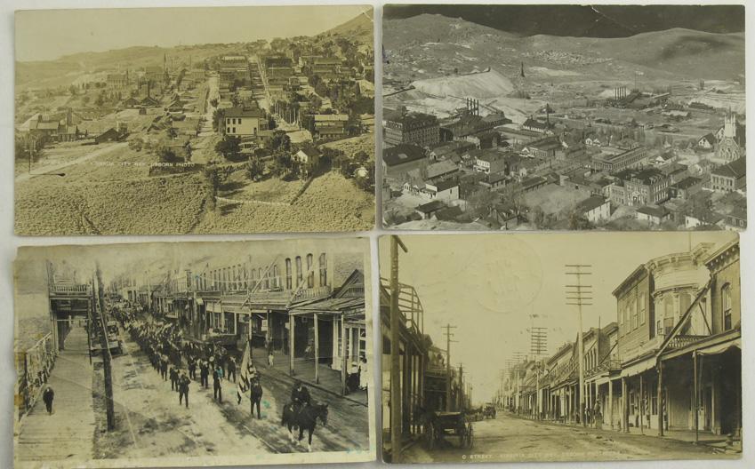 Virginia City,NV - Storey County - Street Scene Photo Post Cards