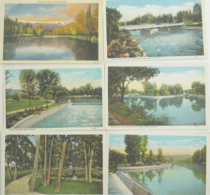 Reno,NV - Washoe County - Wingfield Park Post Cards