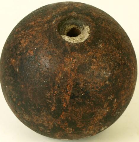 Civil War 25lb cannon ball