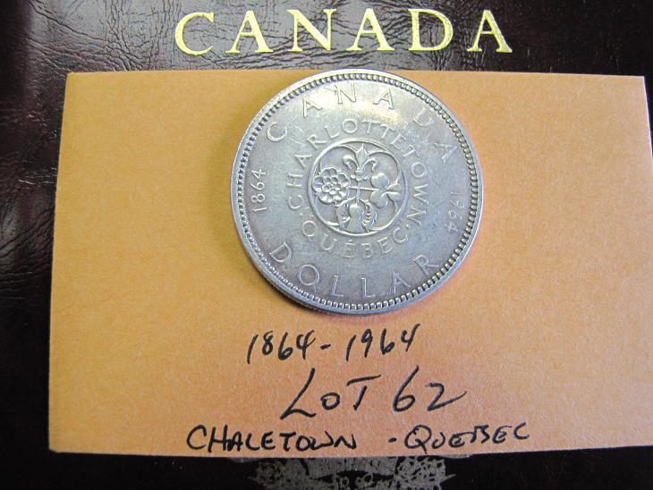 1864 1964 Canadian Silver Dollar 1864-1964-canadian-silver-dollar