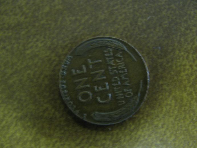 1944 US Dime Wheat Penny Stamp Error