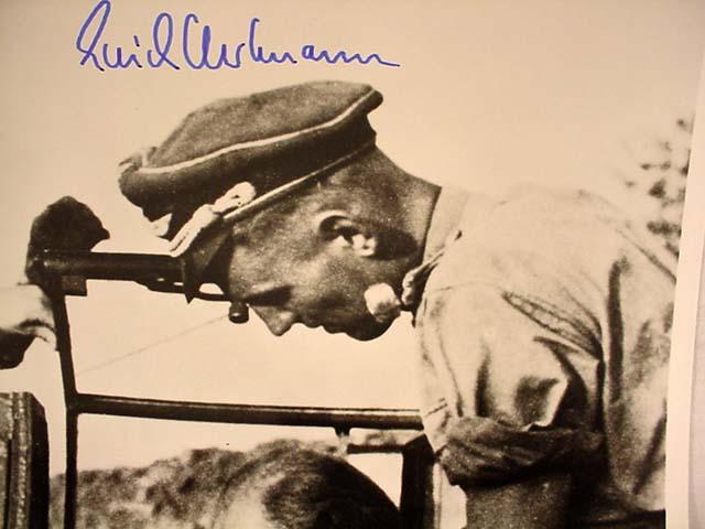 POST WW2 GERMAN NAZI PHOTO OF ACE ERICH HARTMANN