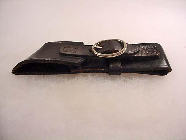 WW2 GERMAN NAZI RAD EM LEATHER DAGGER HANGER FOR E