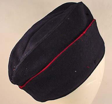 WW2 GERMAN NAZI FIRE POLICE EM OVERSEAS CAP FOR AN